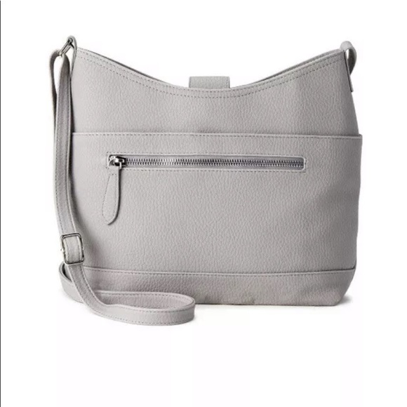 Time and Tru | Bags | Time And Tru Front Zip Crossbody Bag Topsnap ...